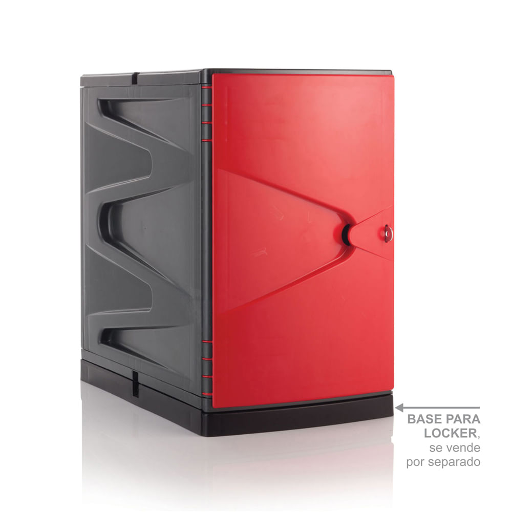Locker plástico modular rojo 45 cm | Envíos a todo el país - Tienda ...
