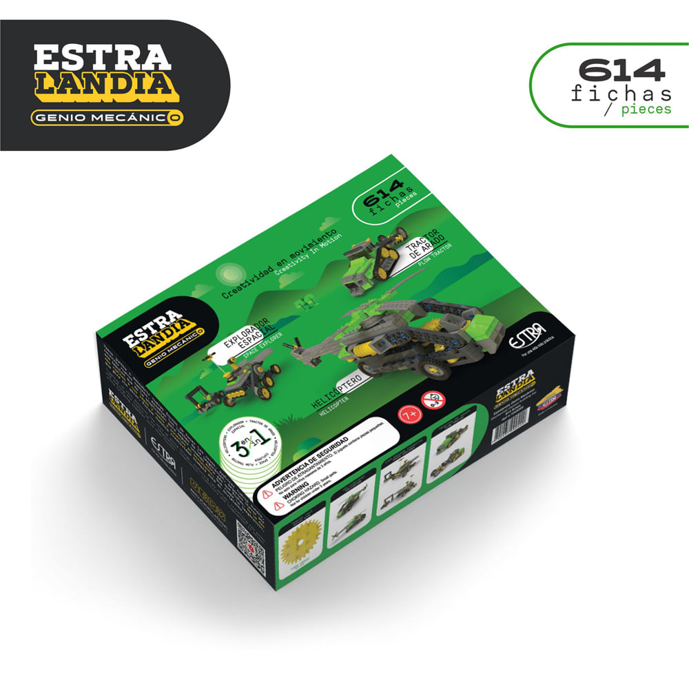 Estralandia Genio Mecánico 614 Fichas - Tienda online Estra