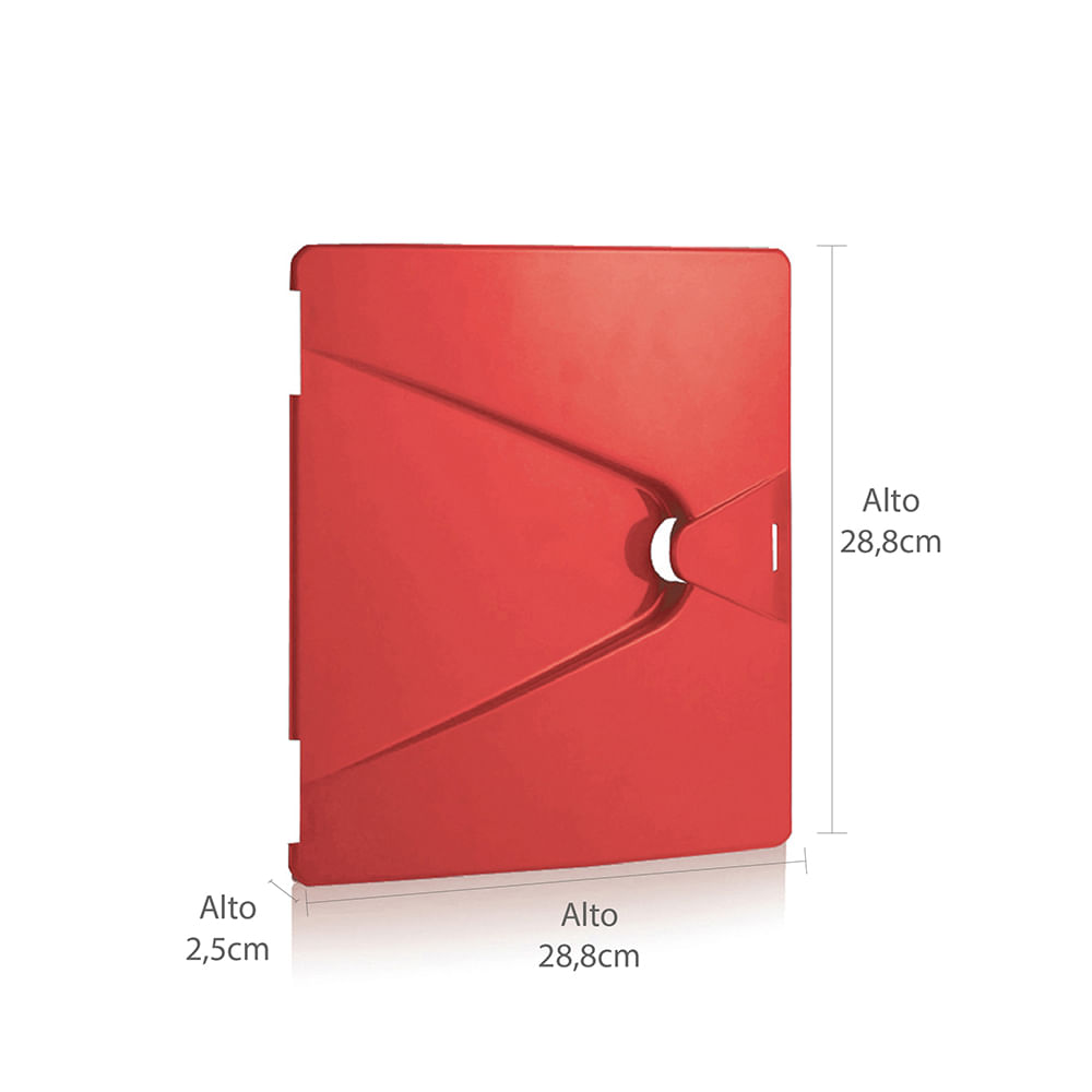 Puerta repuesto para locker de 30 cm-Rojo - Tienda online Estra