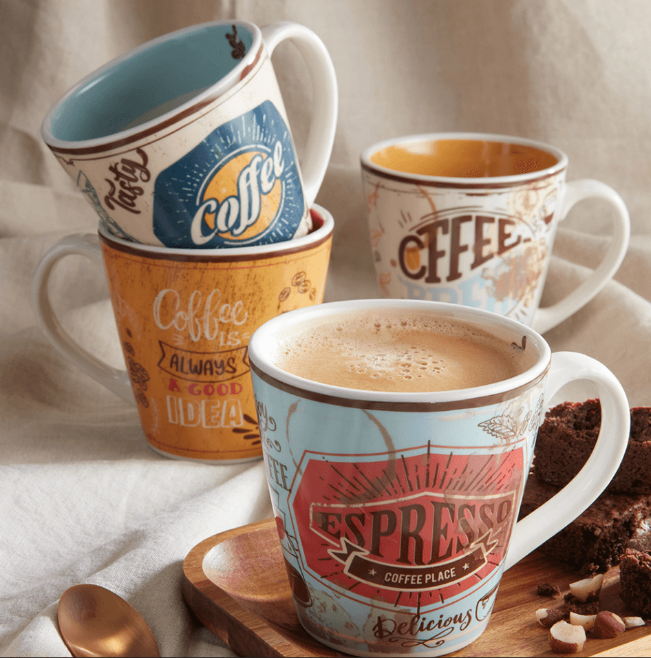 Mug Momentos De Café 367.9Cc Surtido - Tienda online Estra