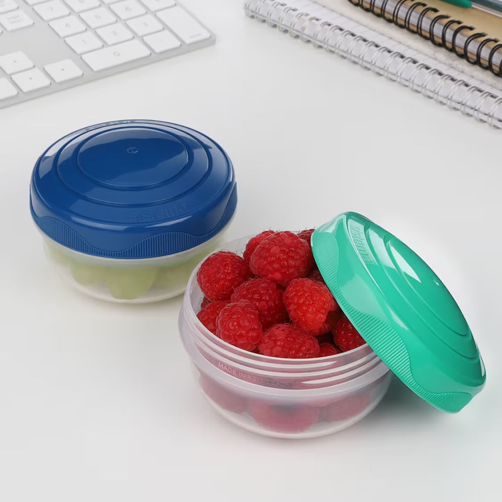 Set X 2 Recipientes Redondos To Go 210Ml Surtido - Tienda online Estra
